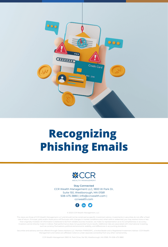 Recognizing Phishing Emails - CCR Wealth Management